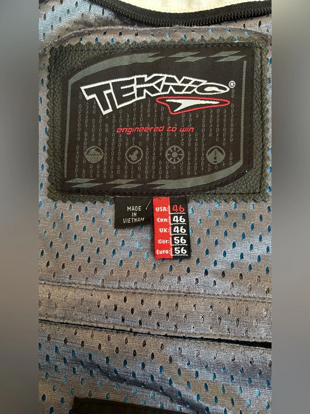Teknic | Jackets & Coats | Teknic Leather Motorcycle Jacket Mens 46 ...